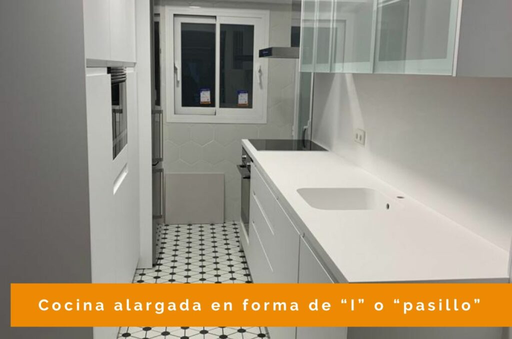 COCINA ALARGADA: CÓMO DECIDIR LA DISTRIBUCIÓN