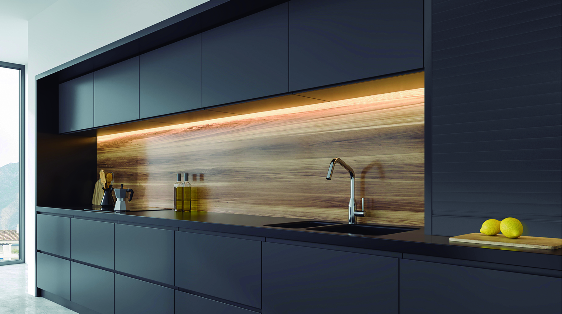 Persiana Oro Mate - Cocinas.com